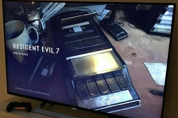 Essa é a tela inicial de Resident Evil 7 - REVIL