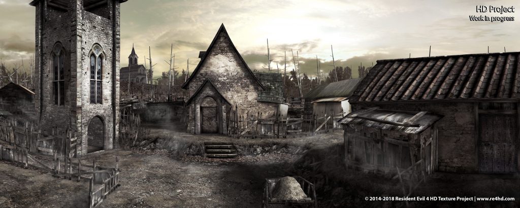 RE4 HD Project - main menu - REVIL