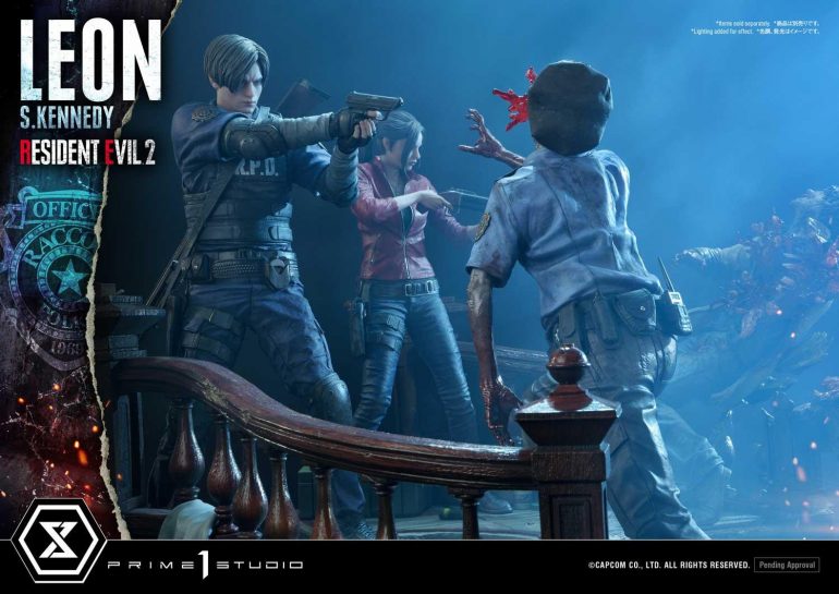 Estátuas de Claire Redfield e Leon S. Kennedy, da Prime 1 Studio, podem ...