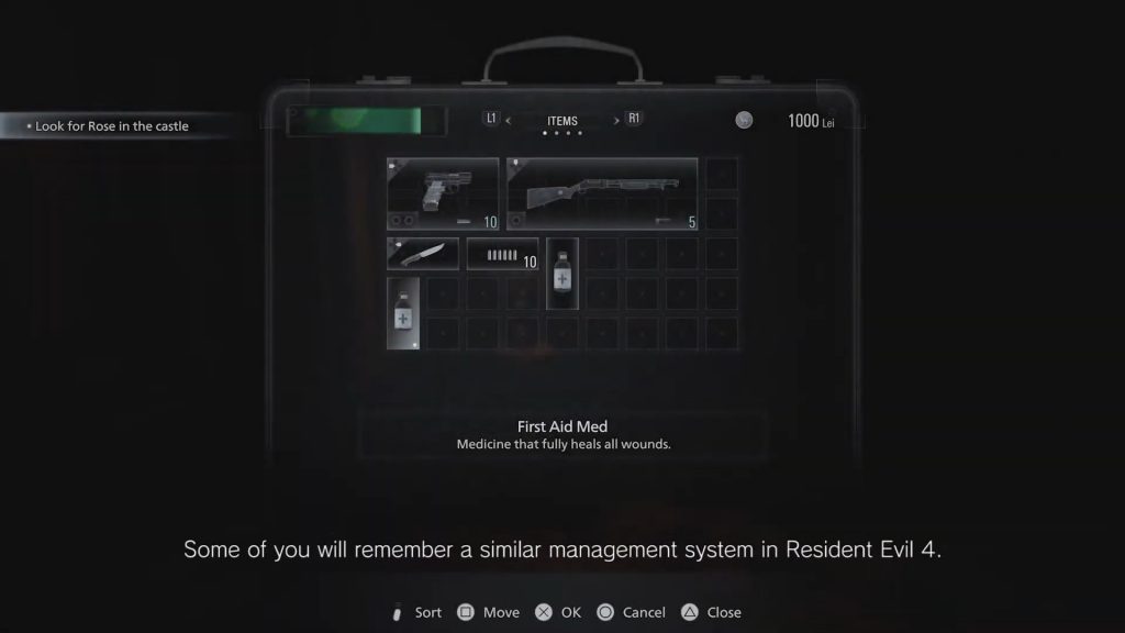 Resident Evil 8 Village Gameplay Trailer Inventory - REVIL