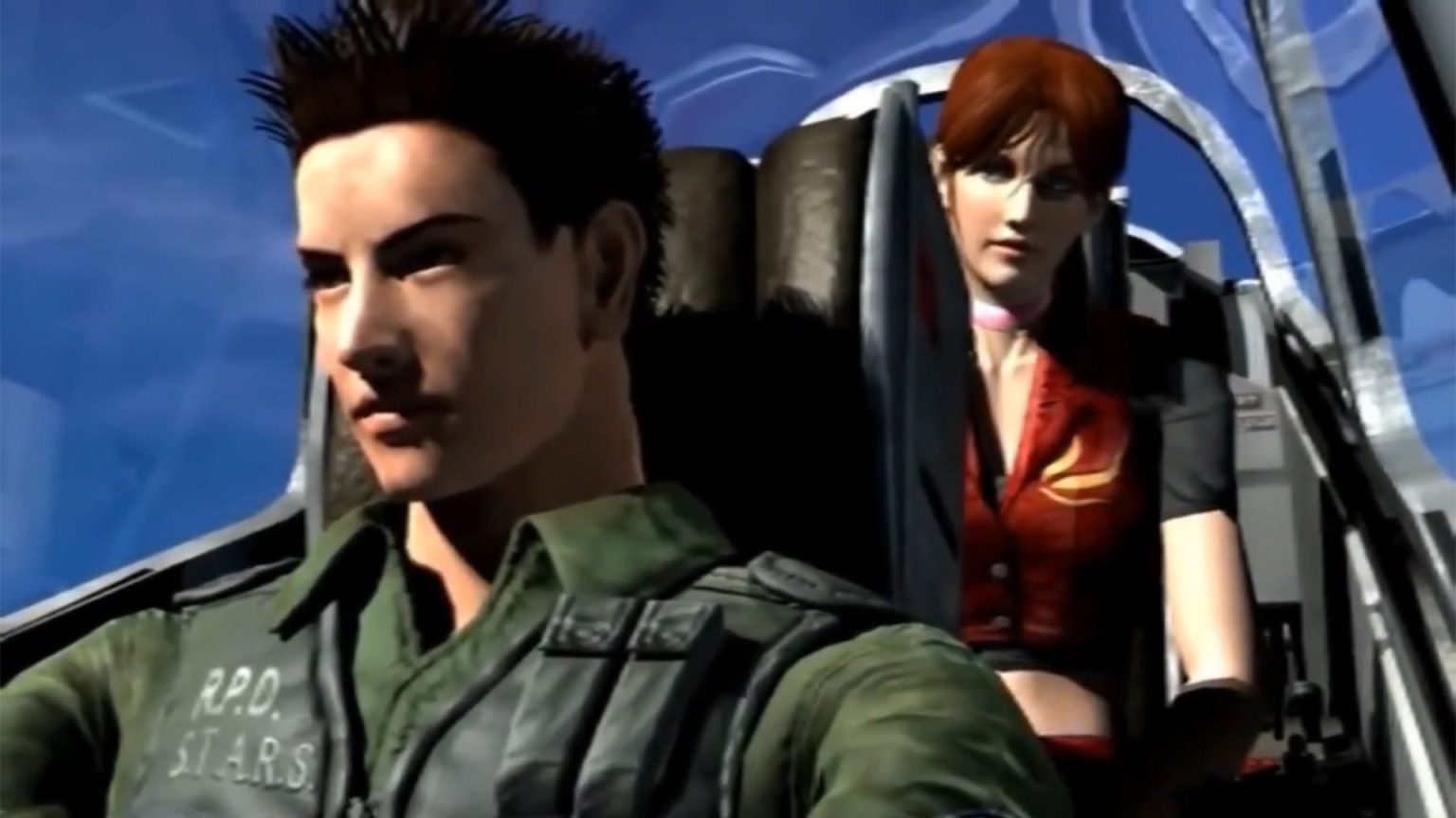 chris redfield - claire redfield - code veronica - REVIL
