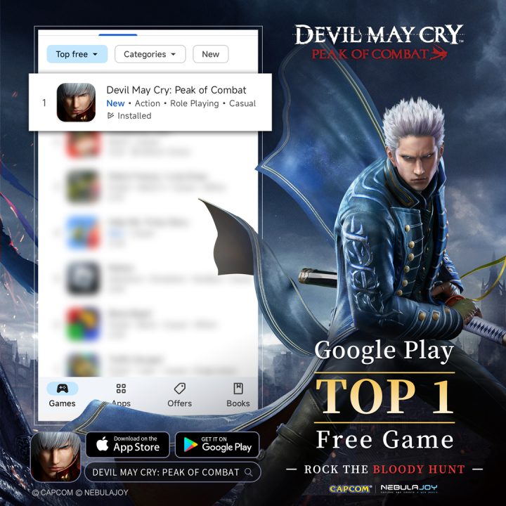 Devil May Cry: Peak of Combat estreia e figura no TOP 1 para dispositivos iOS e Android - REVIL