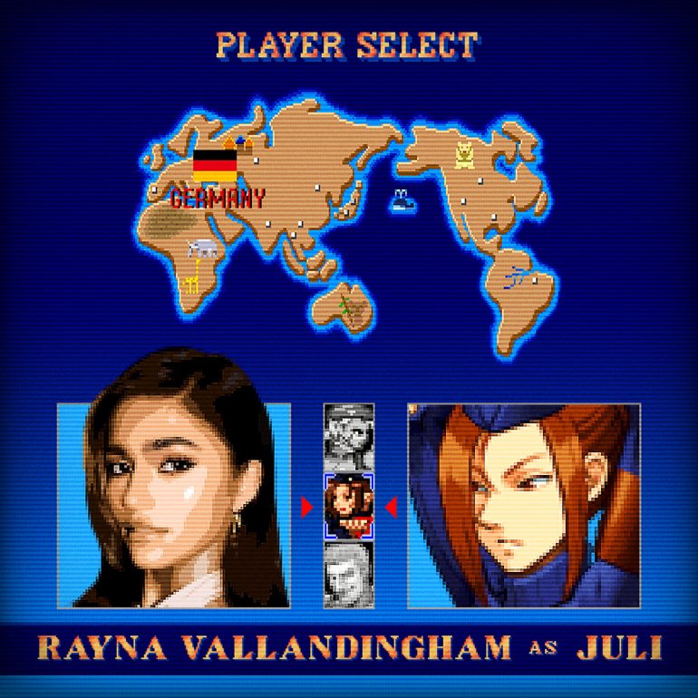 RAYNA VALLANDINGHAM - JULI - street fighter movie - REVIL